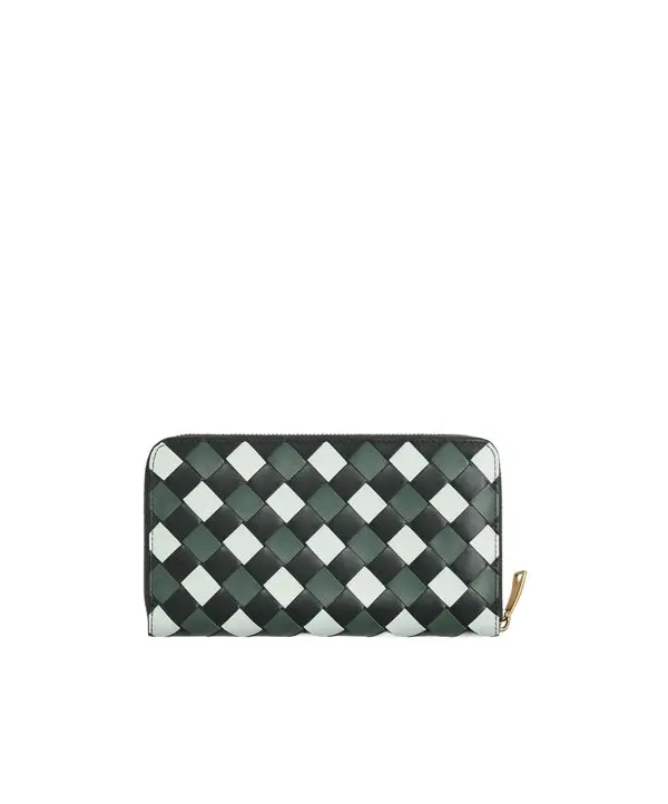 Bottega Veneta Weave A Zipper Purse