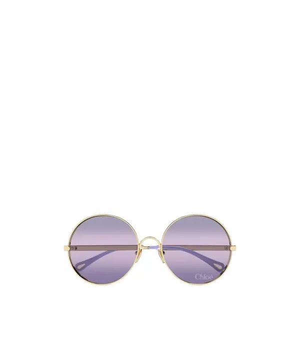 Chloé Round Frame Sunglasses - Golden