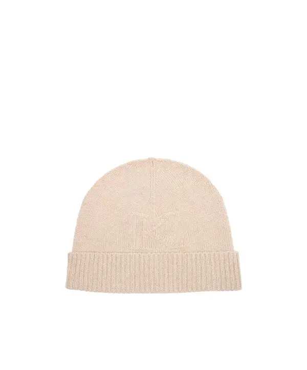 Kiton Logo Beanie - Nude