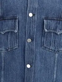 NAMACHEKO Han Plissé Denim Shirt
