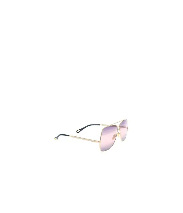 Chloé Eyewear Navigator Frame Sunglasses - Pink
