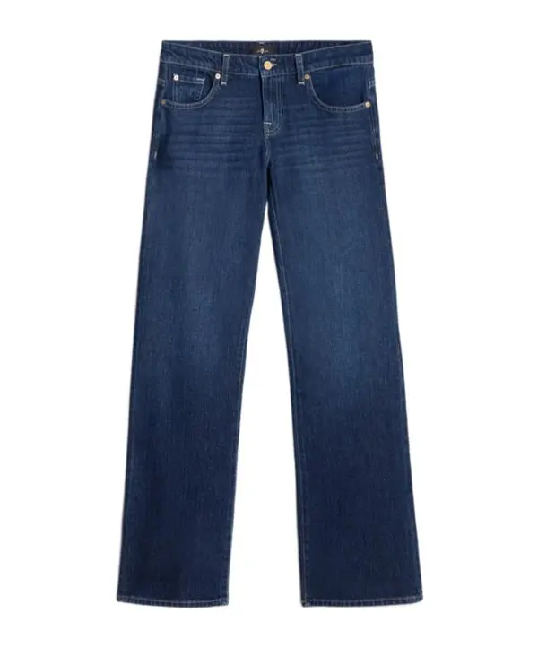 7 For All Mankind Straight Leg Jeans - Dark Blue
