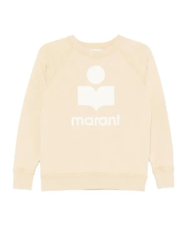 Isabel Marant Étoile Logo Print Crewneck Sweatshirt - Nude