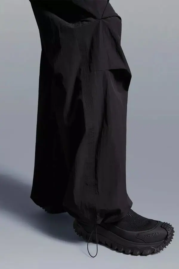 Moncler Jogging Trousers With Embossed Logo