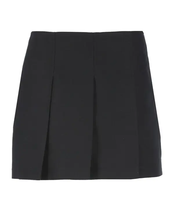 Marni High-waist Pleated Mini Skirt - Black