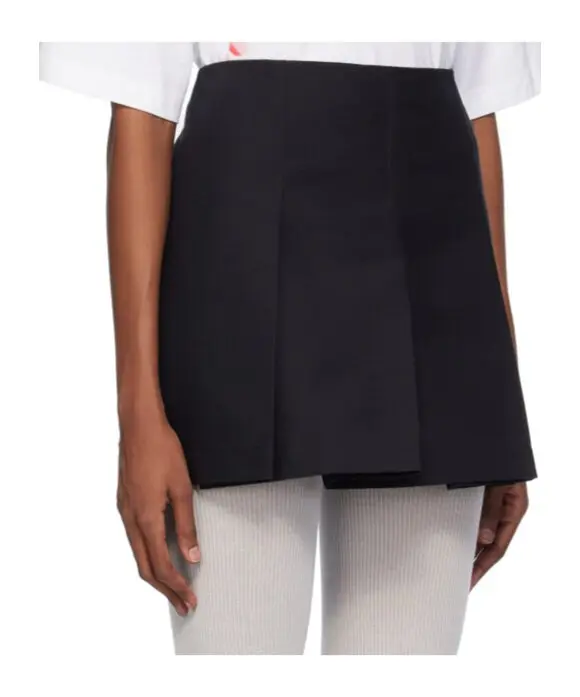 Marni High-waist Pleated Mini Skirt - Black