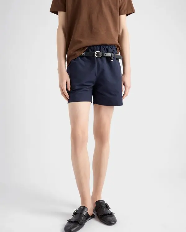 Prada Re-nylon Swim Shorts With Drawstring Waist