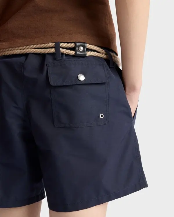 Prada Re-nylon Swim Shorts With Drawstring Waist