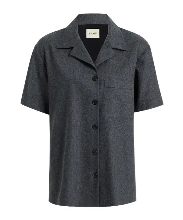 Khaite Riordan Short-sleeved Top - Black