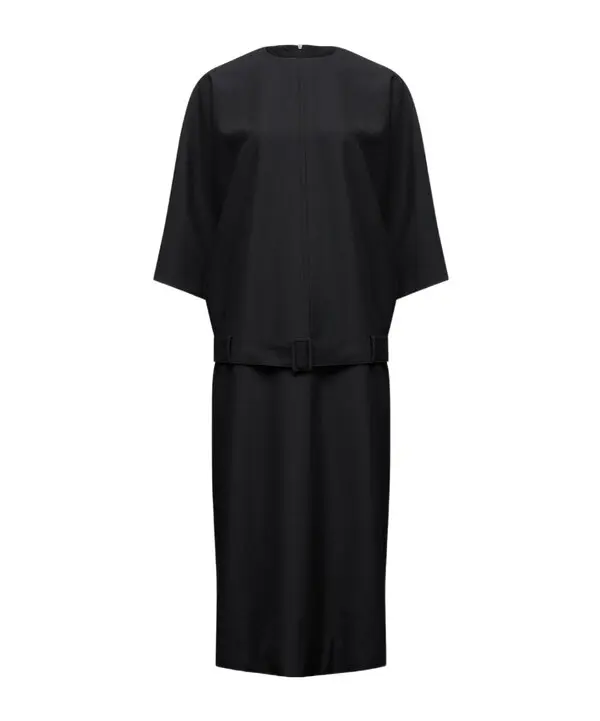 MAISON MARGIELA Three-quarter Sleeve Midi Dress
