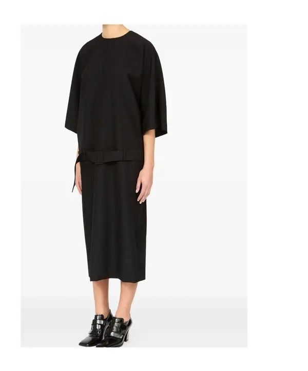 MAISON MARGIELA Three-quarter Sleeve Midi Dress
