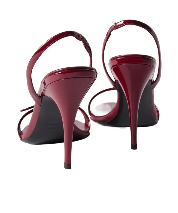 Miu Miu Patent Leather High Heel Sandals