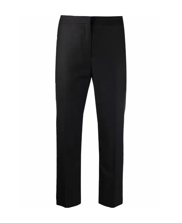 Alexander McQueen Cropped Straight Leg Trousers