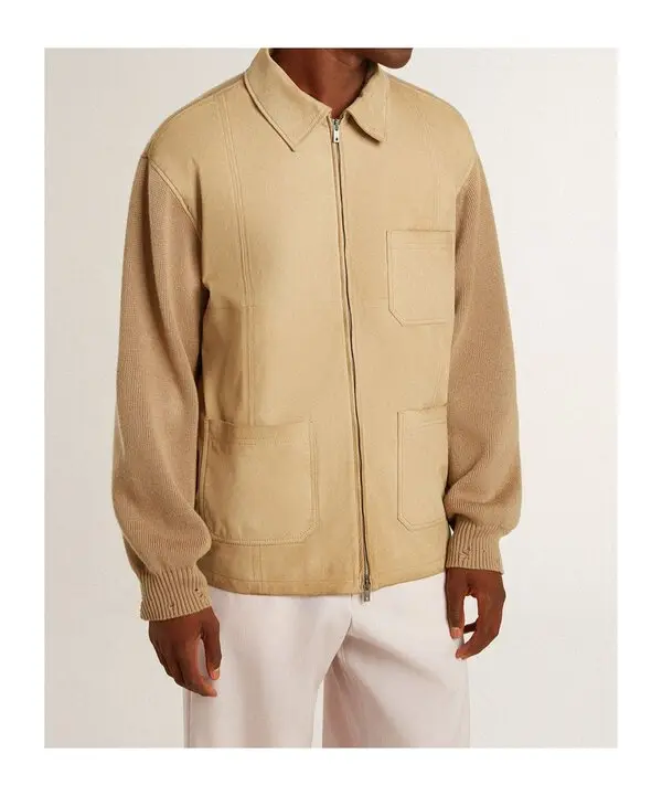 GOLDEN GOOSE Long Sleeved Zip Up Jacket - Tufa