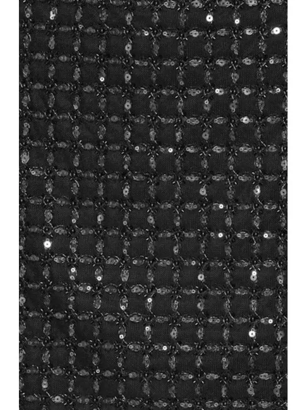 ROTATE BY BIRGER CHRISTENSEN Sequin Embellished Mini Skirt - Black