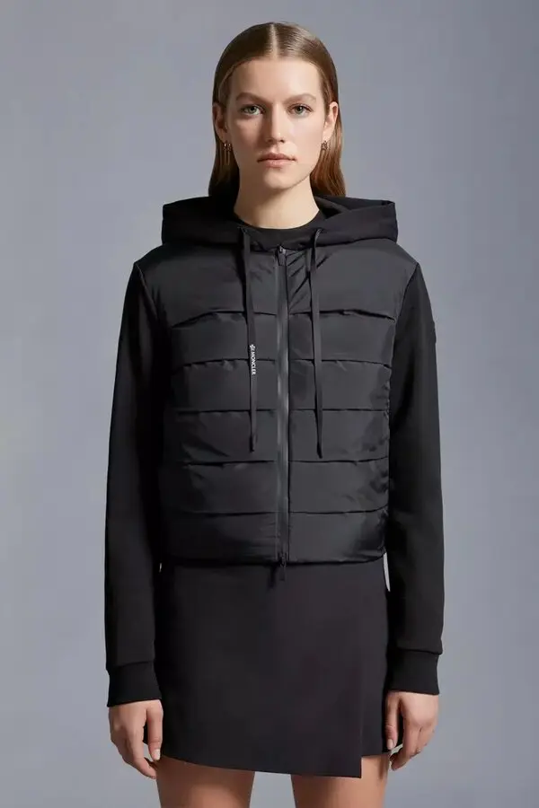 Moncler Padded Cotton Zip-up Hoodie