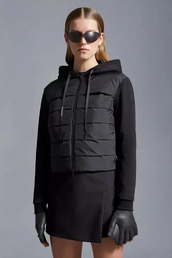 Moncler Padded Cotton Zip-up Hoodie
