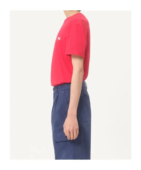Valentino Garavani Logo Patch Crewneck T-shirt