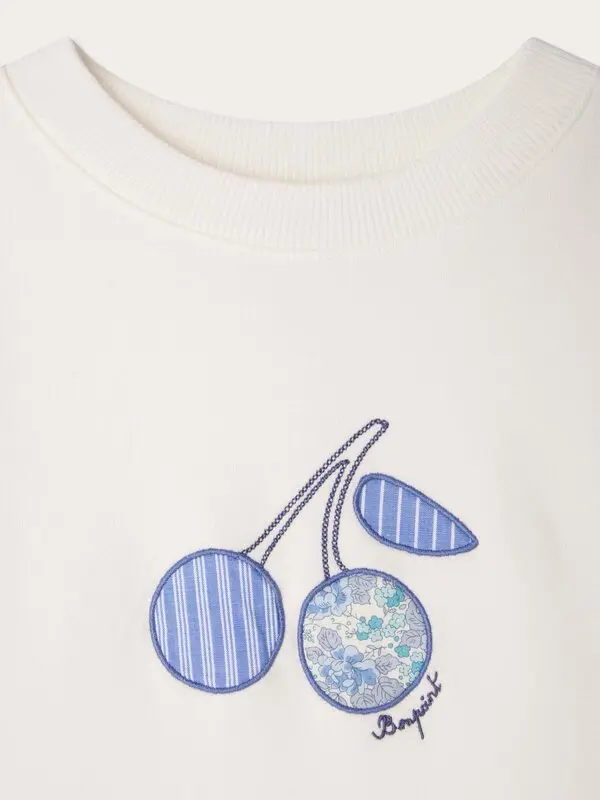 Bonpoint Faros Cherry Printed Sweatshirt