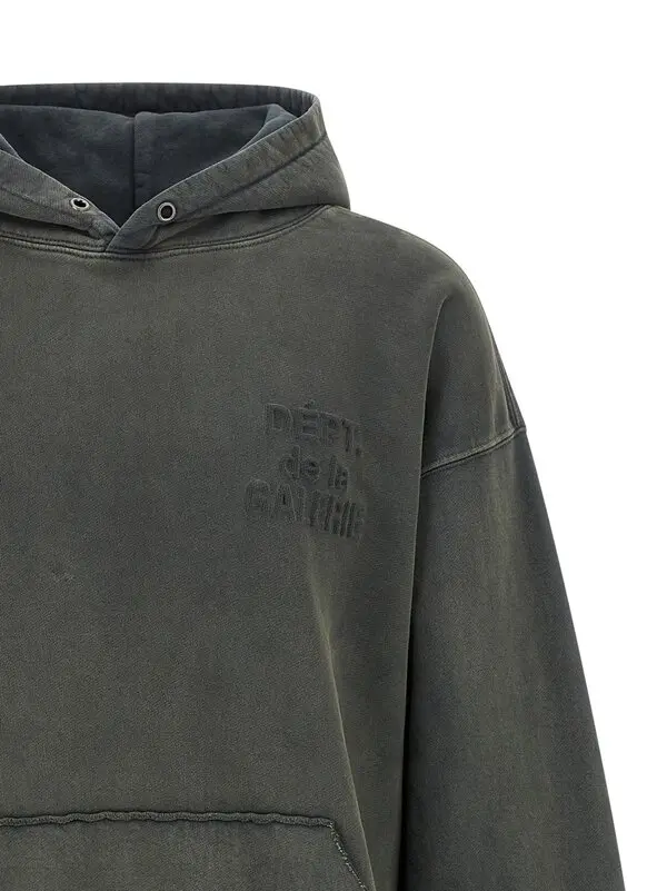 GALLERY DEPT. Embossed Logo Hoodie - Black