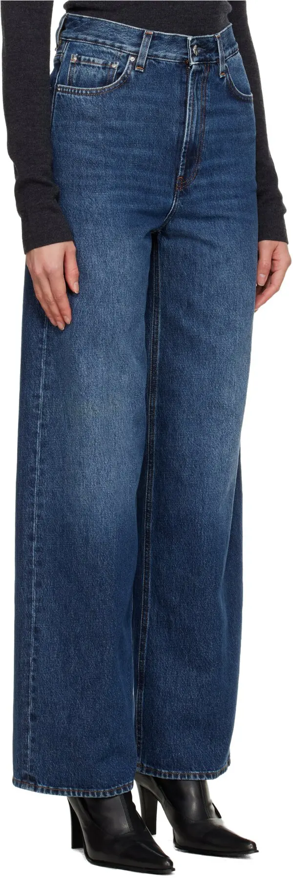 TOTEME Belted Loop Jeans