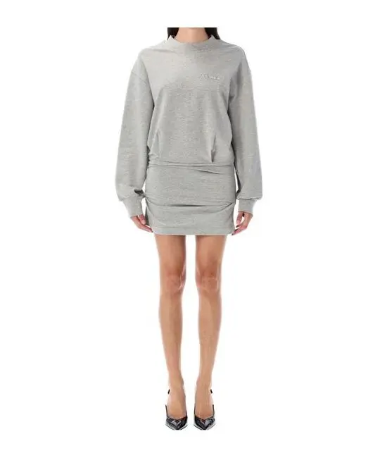 Attico Logo Embroidered Mini Dress