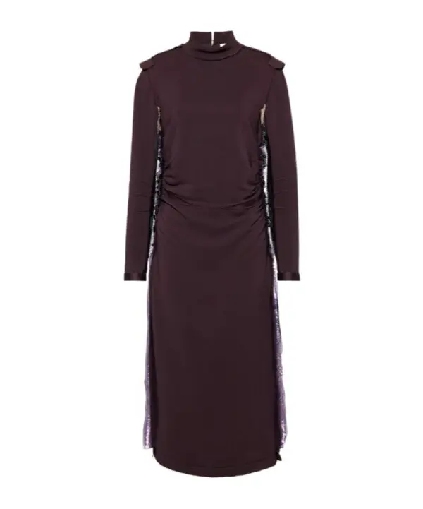 MAISON MARGIELA Long Sleeve Midi Dress
