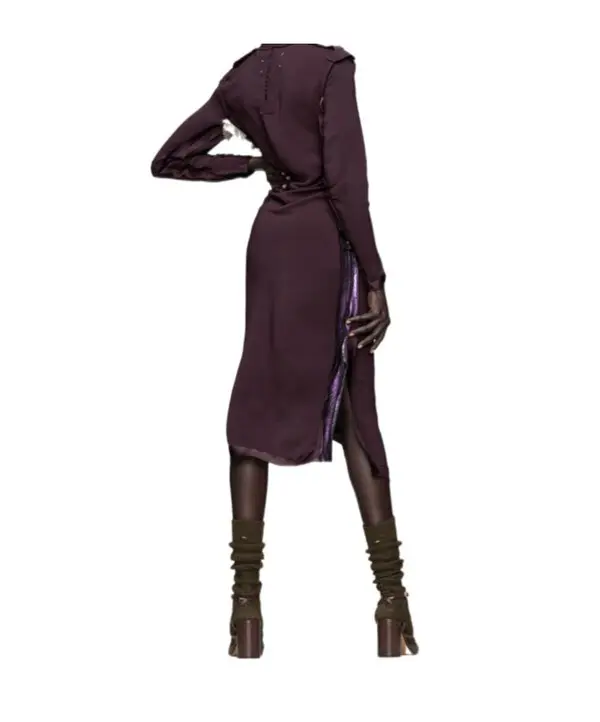 MAISON MARGIELA Long Sleeve Midi Dress