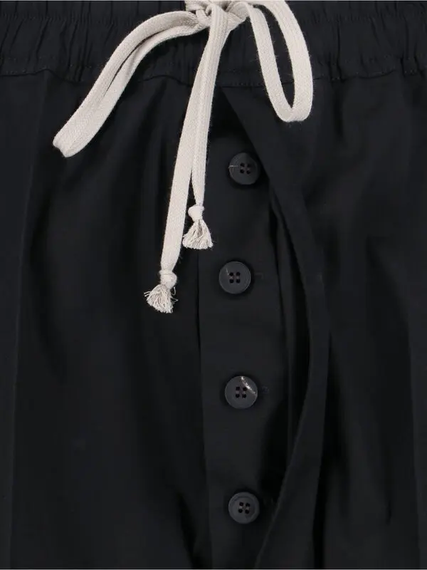 Rick Owens Drawstring Waistband Shorts