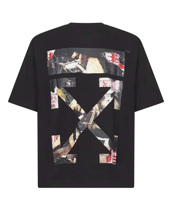 Off-White Paint Arrow Skate Crewneck T-shirt