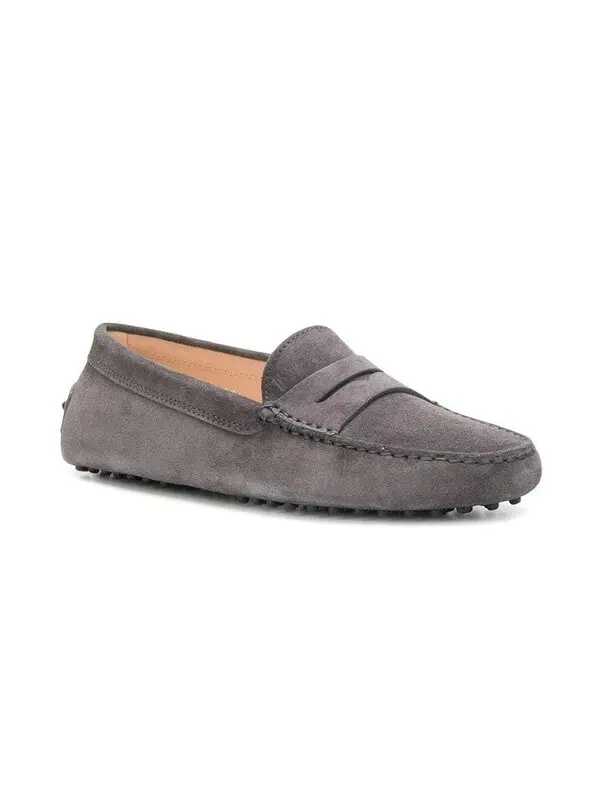 TOD'S Gommino Penny Bar Driving Loafers - Black
