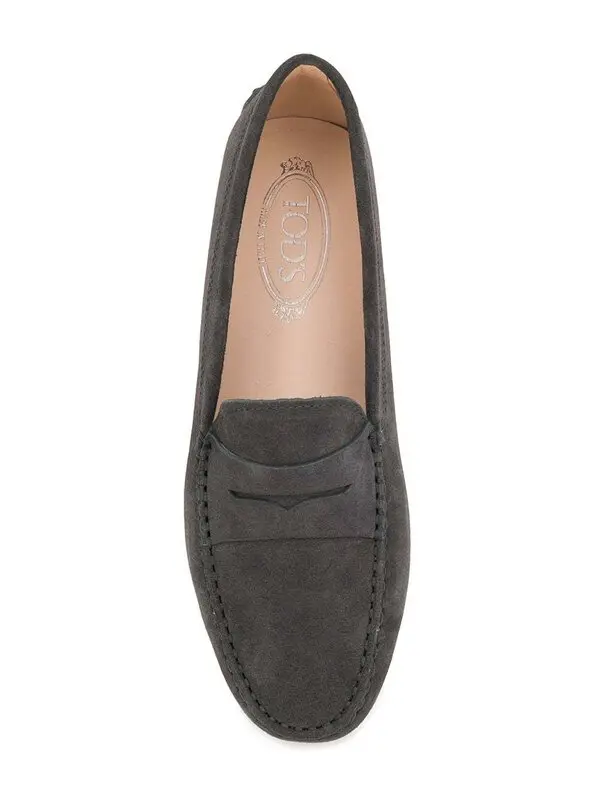 TOD'S Gommino Penny Bar Driving Loafers - Black