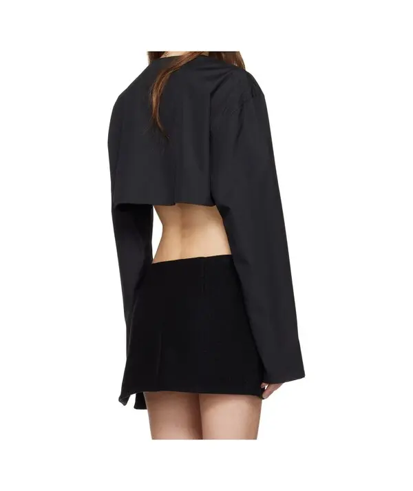 RIER Long-sleeved Cropped Shirt