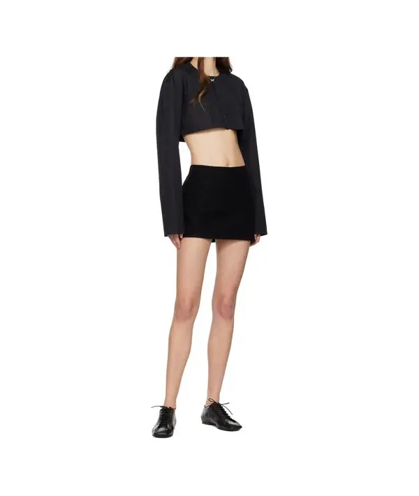 RIER Long-sleeved Cropped Shirt