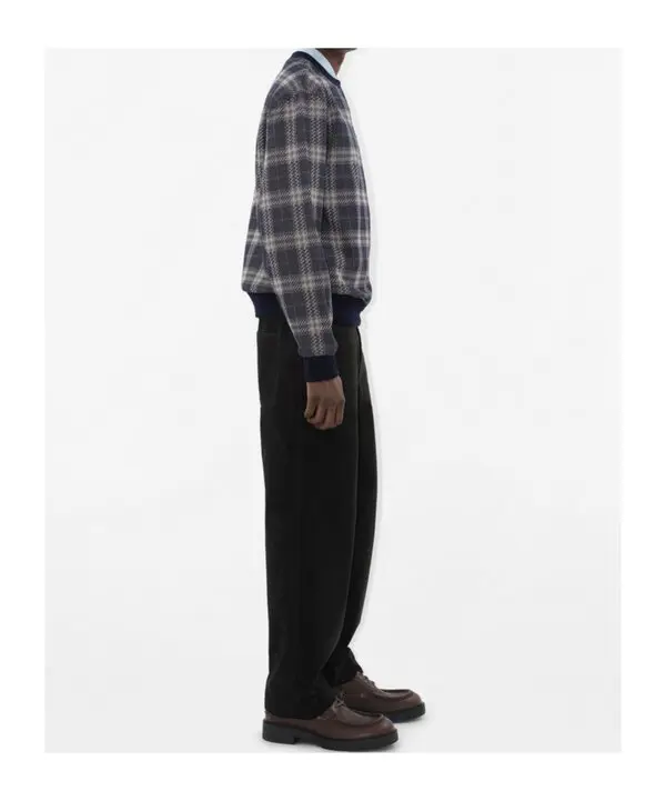 Burberry Checked Crewneck Jumper