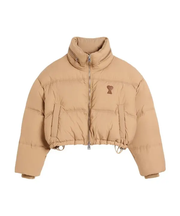 Ami De Coeur Down Jacket - Color Sand