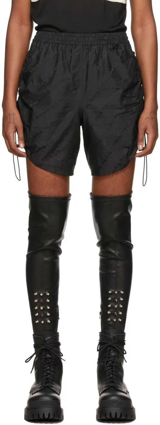 We11Done Logo Elasticated Waist Shorts