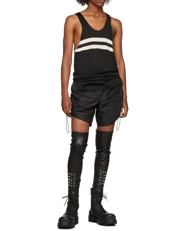 We11Done Logo Elasticated Waist Shorts