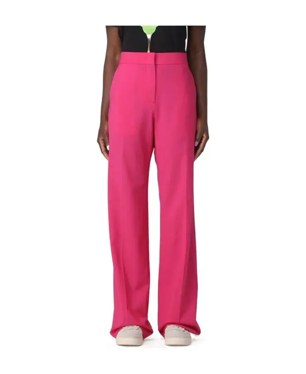 MSGM Straight Leg Trousers - Pink
