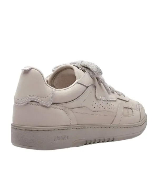 Axel Arigato Panelled Leather And Suede Sneakers - Grey/grey