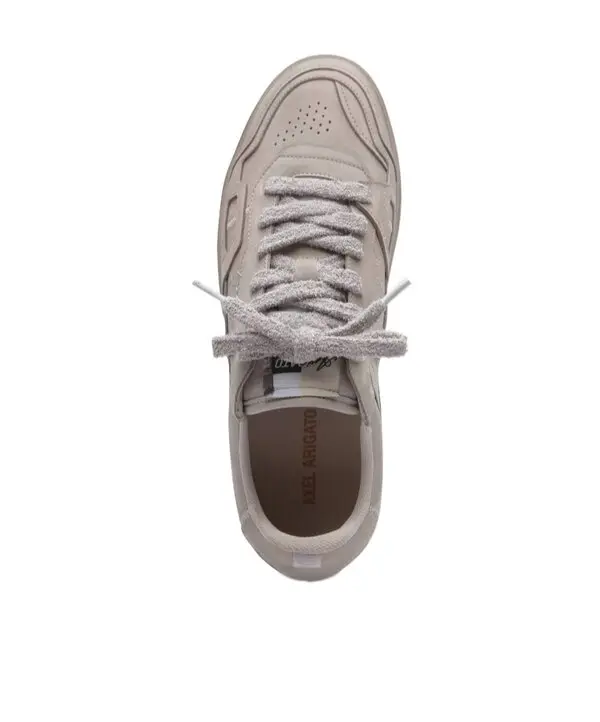 Axel Arigato Panelled Leather And Suede Sneakers - Grey/grey