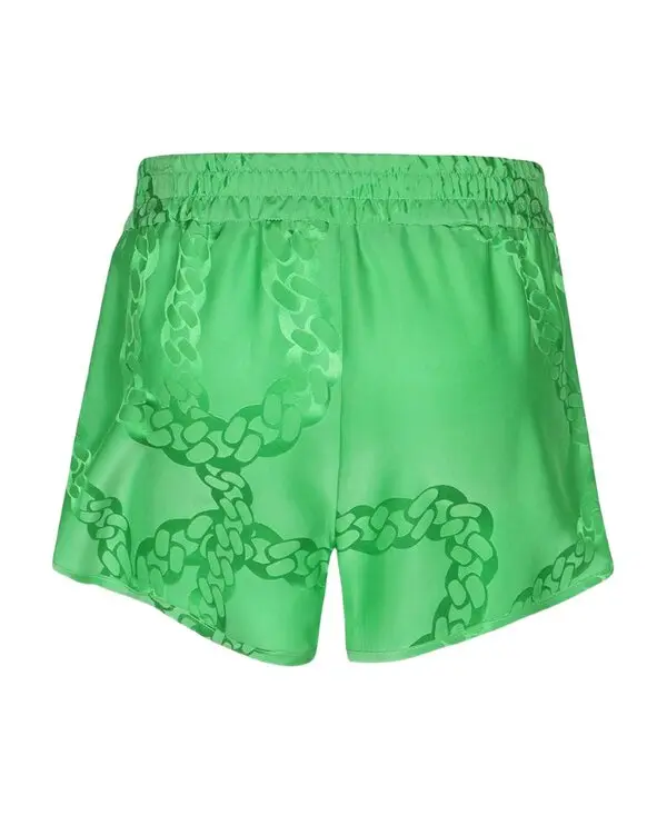 Stella McCartney Elastic Waist Printed Shorts - Green
