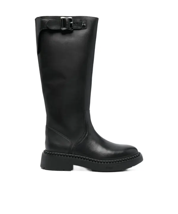 Ash Thick Heeled Short Boots
