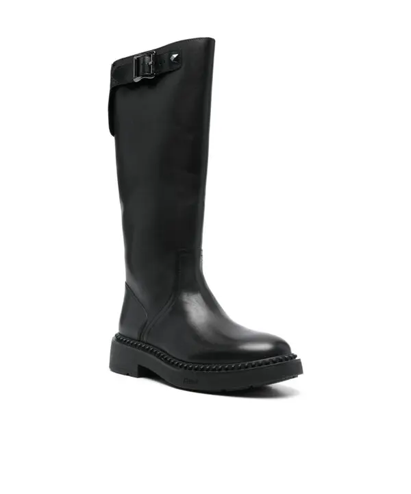 Ash Thick Heeled Short Boots