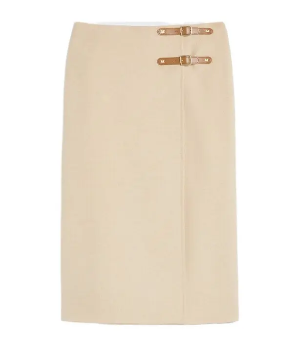 Max Mara York Midi Skirt - Camel