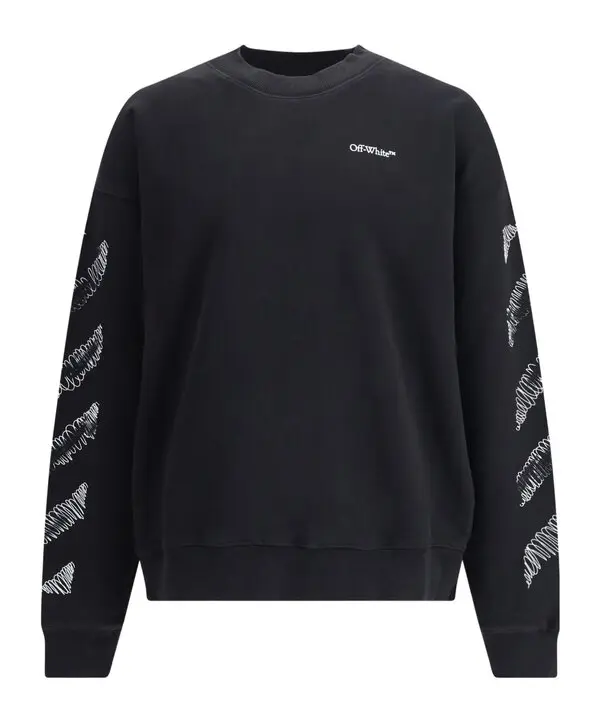 Off-White Scribble Diagram Crewneck Sweatshirt