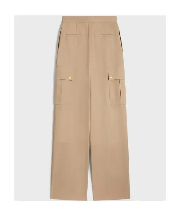 Celine Cotton Twill Cargo Pants