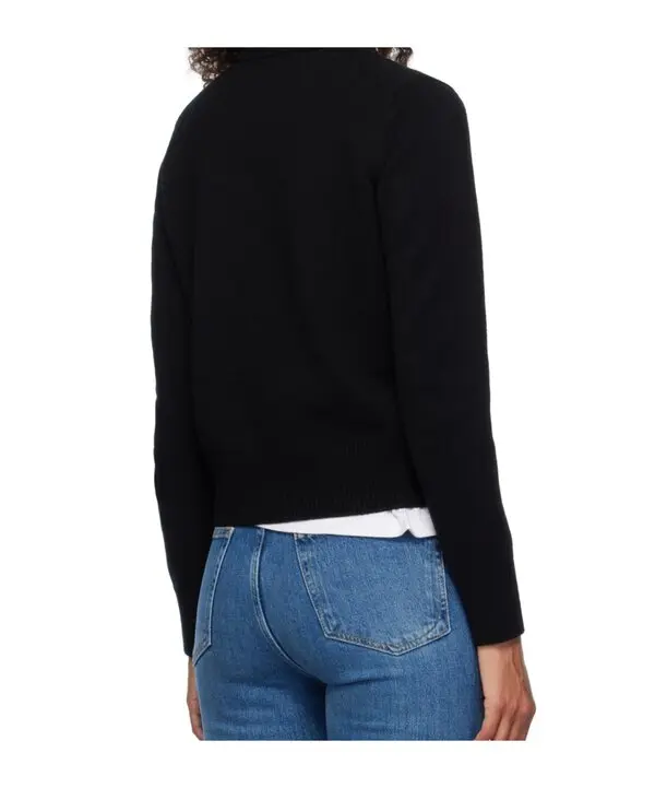 Maison Kitsuné Fox Head Intarsia Regular Jumper - Black