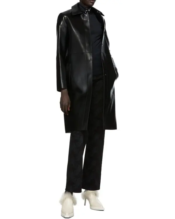 We11Done High-neck Studded Long Sleeve Top