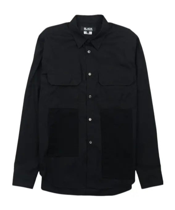 Comme Des Garçons Long Sleeve Shirt With Pocket Detail